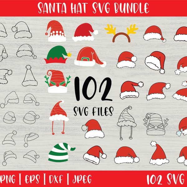 Baby Santa Hat - Etsy