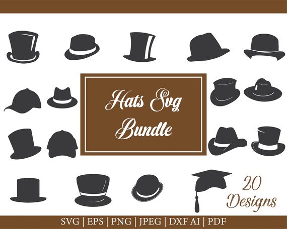 hat cricut gentleman svg Hat Svg Bundle hat svg top hat clipart top hat ...