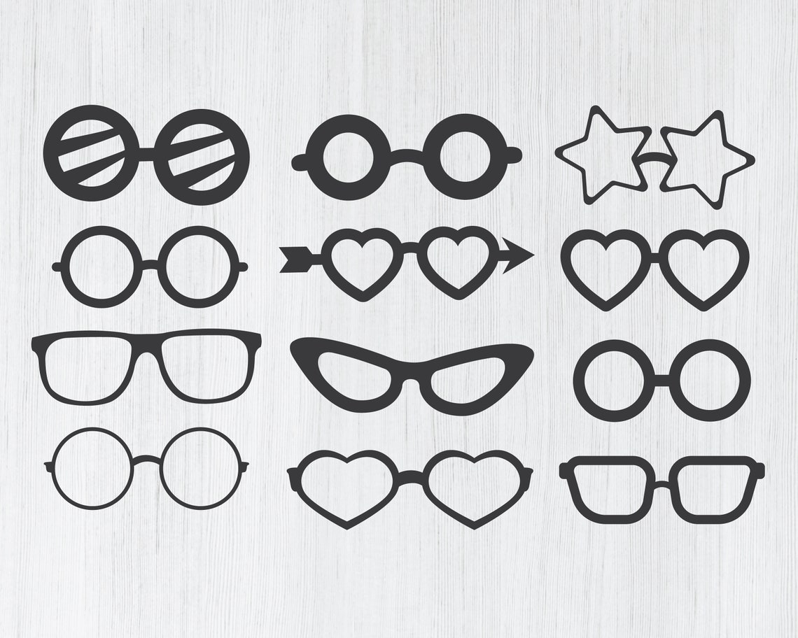 Eyeglasses SVG Bundle 2 Sunglasses Svg Bundle Glasses Svg | Etsy