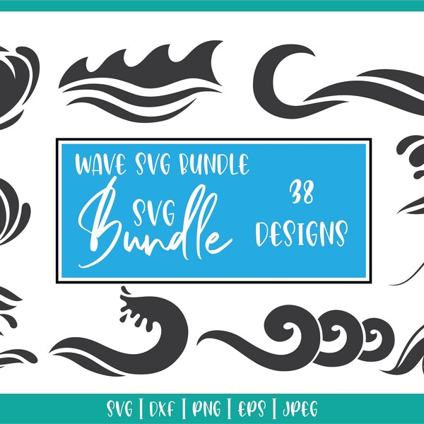 Wave Svg - Etsy