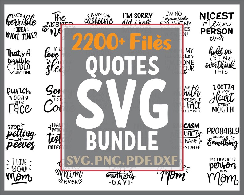 Quotes SVG Bundle Svg Bundles Huge Svg Bundle Svg Files for - Etsy