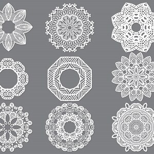 Mandala SVG Bundle Zentangle Svg Mandala for Cricut - Etsy