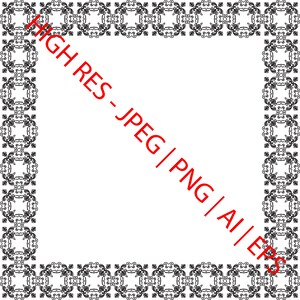 Buy 6 Rectangle Frame Border Clip Art Svg Bundle, Frame Svg, Frame Clip ...