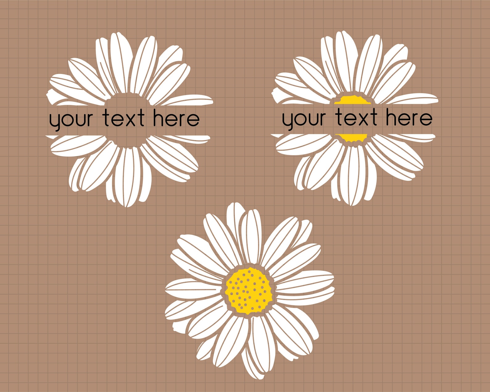Buy Daisy Svg Bundle Daisy Flower Svg Daisy Monogram Svg Daisy Online ...