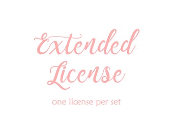 Extended Commercial License Add-on - Etsy