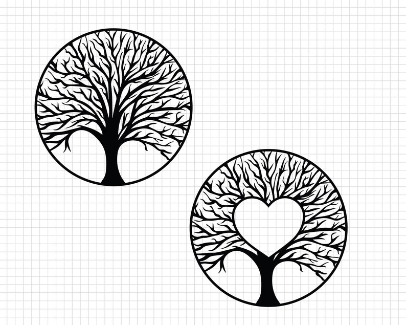 Split Monogram Family Tree Svg Split Tree Svg Family Tree - Etsy Canada