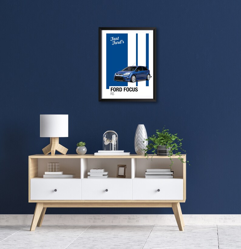 Ford Focus RS Mk3, Fast Fords, Printable Poster, Wall Art for Sports ...