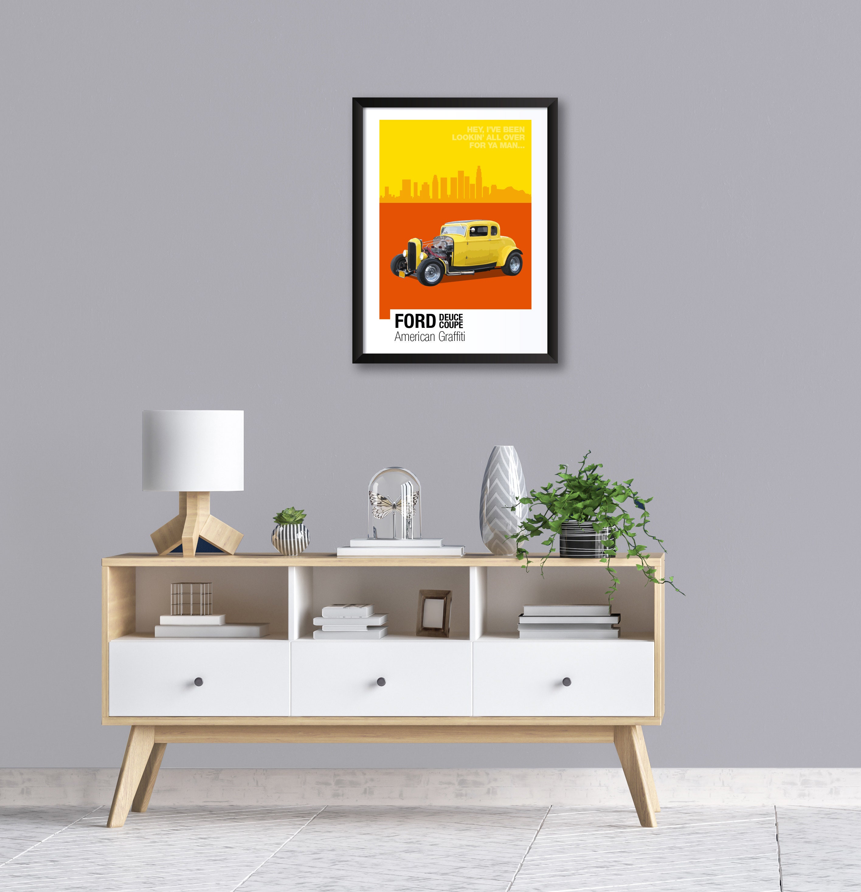 Ford Deuce Coupe, American Graffiti Film, Famous Cars, Printable Poster ...