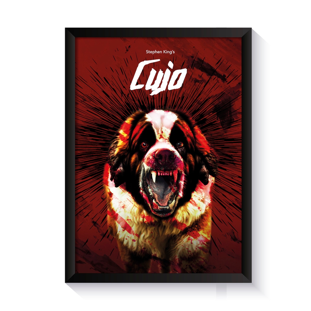 Stephen King's Cujo, Retro Movie Poster, Printable Poster, Wall Art for ...