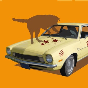 Ford Pinto, Cujo, Famous Cars, Printable Poster, Wall Art for Movie ...