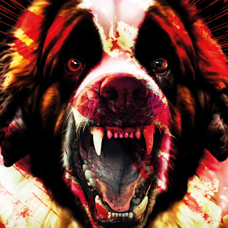 Stephen King's Cujo, Retro Movie Poster, Printable Poster, Wall Art for Movie Enthusiasts ...