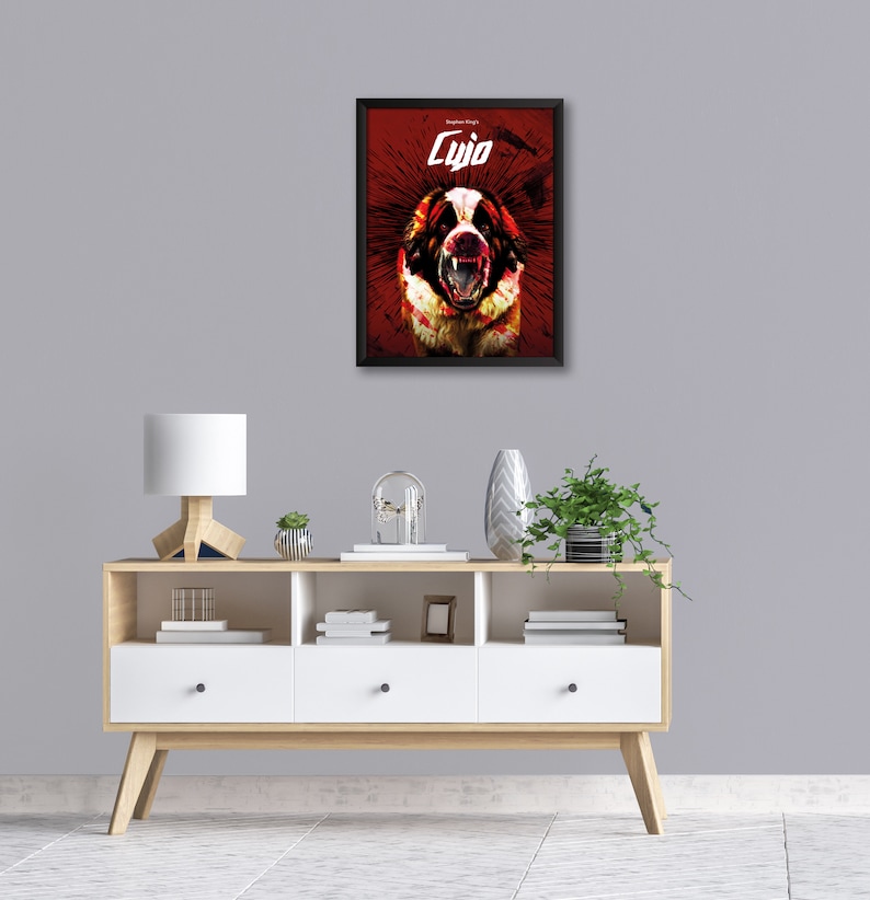 Stephen King's Cujo Retro Movie Poster Printable Poster - Etsy