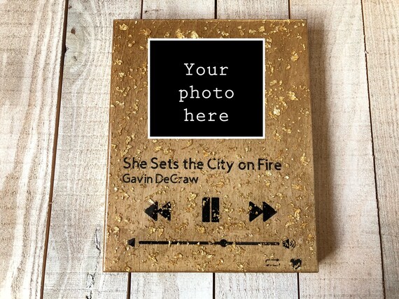 Custom Music Plaque Apple Music Frame for Best Friends and | Etsy