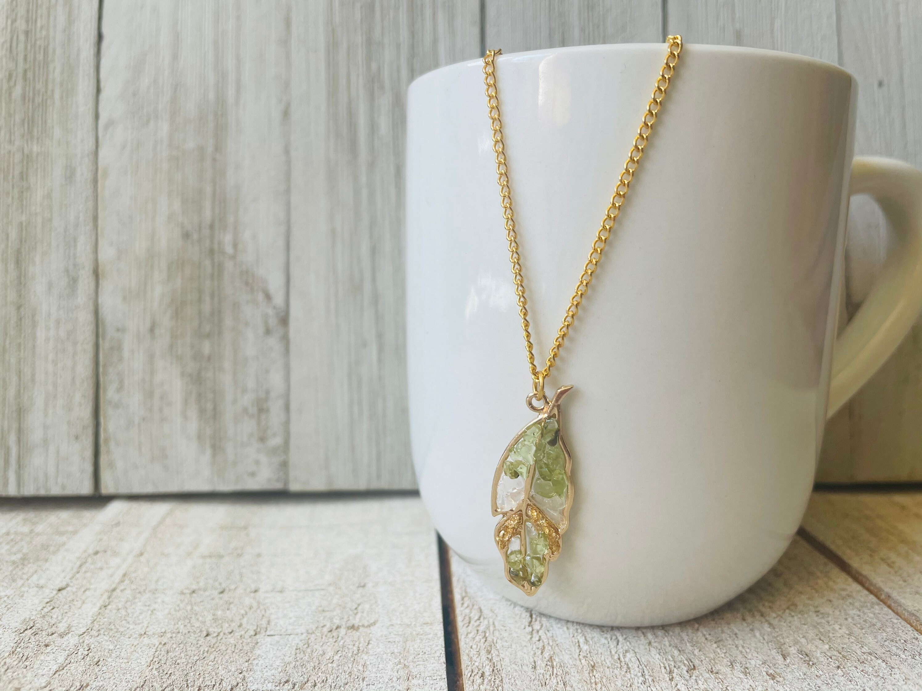 Crystal Feather Necklace Christmas Gift for Her Gemstone - Etsy