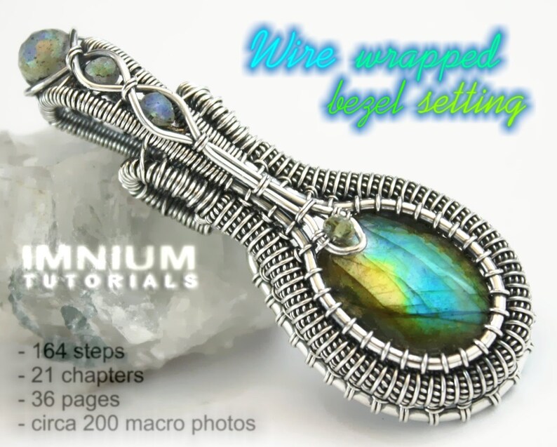 Wire Wrapped Bezel Setting Very Detailed Intermediate Step by Step ...