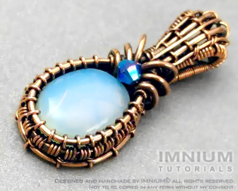 Tutorial TWO PACK Wire Wrapped Bezel Settings for Cabochons: Two ...