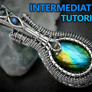ADVANCED Complex Wire Wrapped Pendant & INTERMEDIATE+ Bezel Setting ...