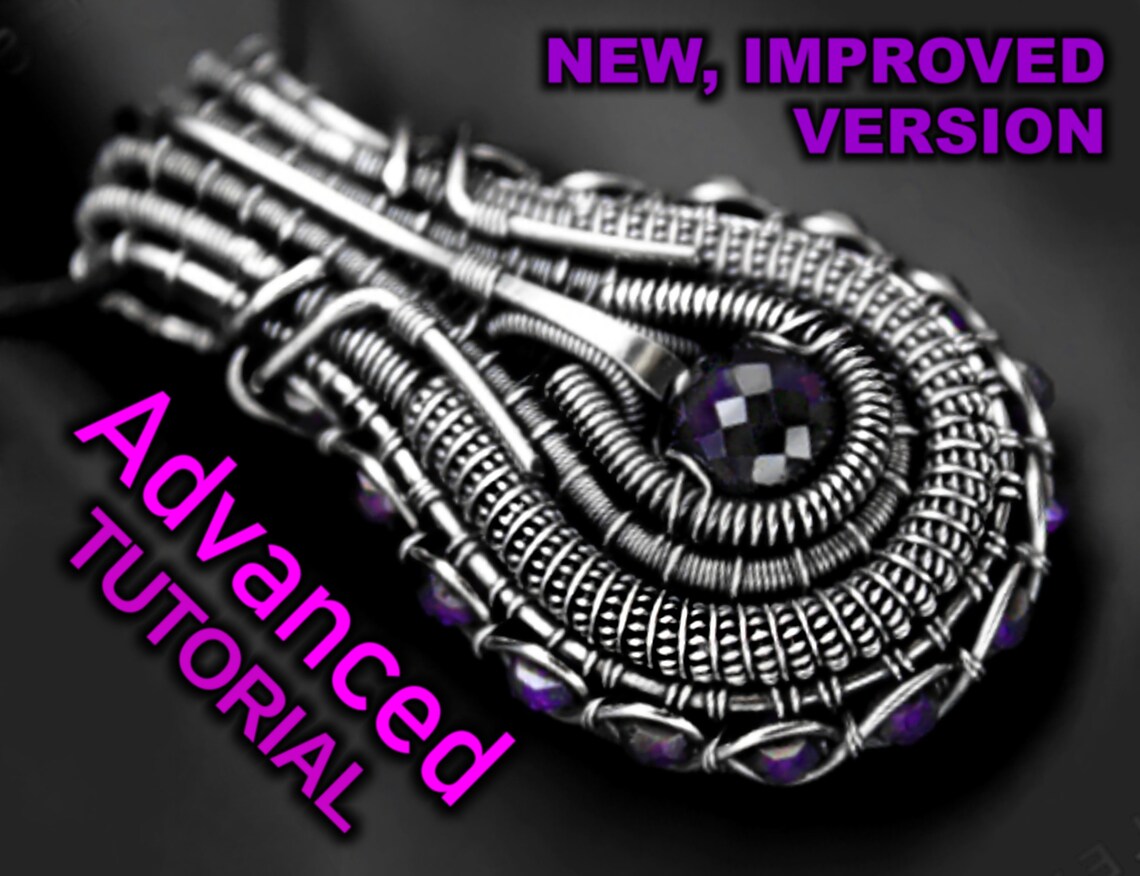 NEW Complex Wire Wrapped Pendant TUTORIAL - 0 Soldering, Step by Step ...