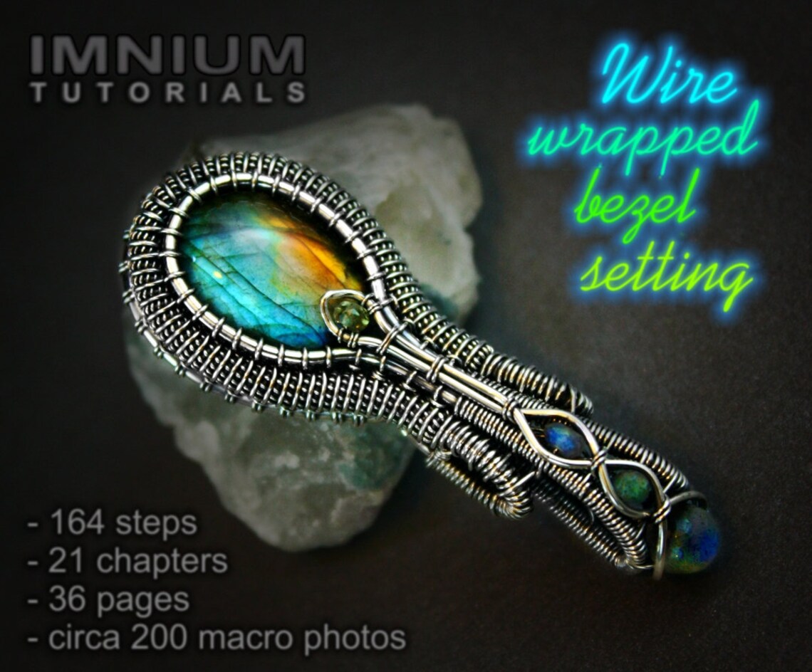 Wire Wrapped Bezel Setting - Very Detailed Intermediate Step by Step ...