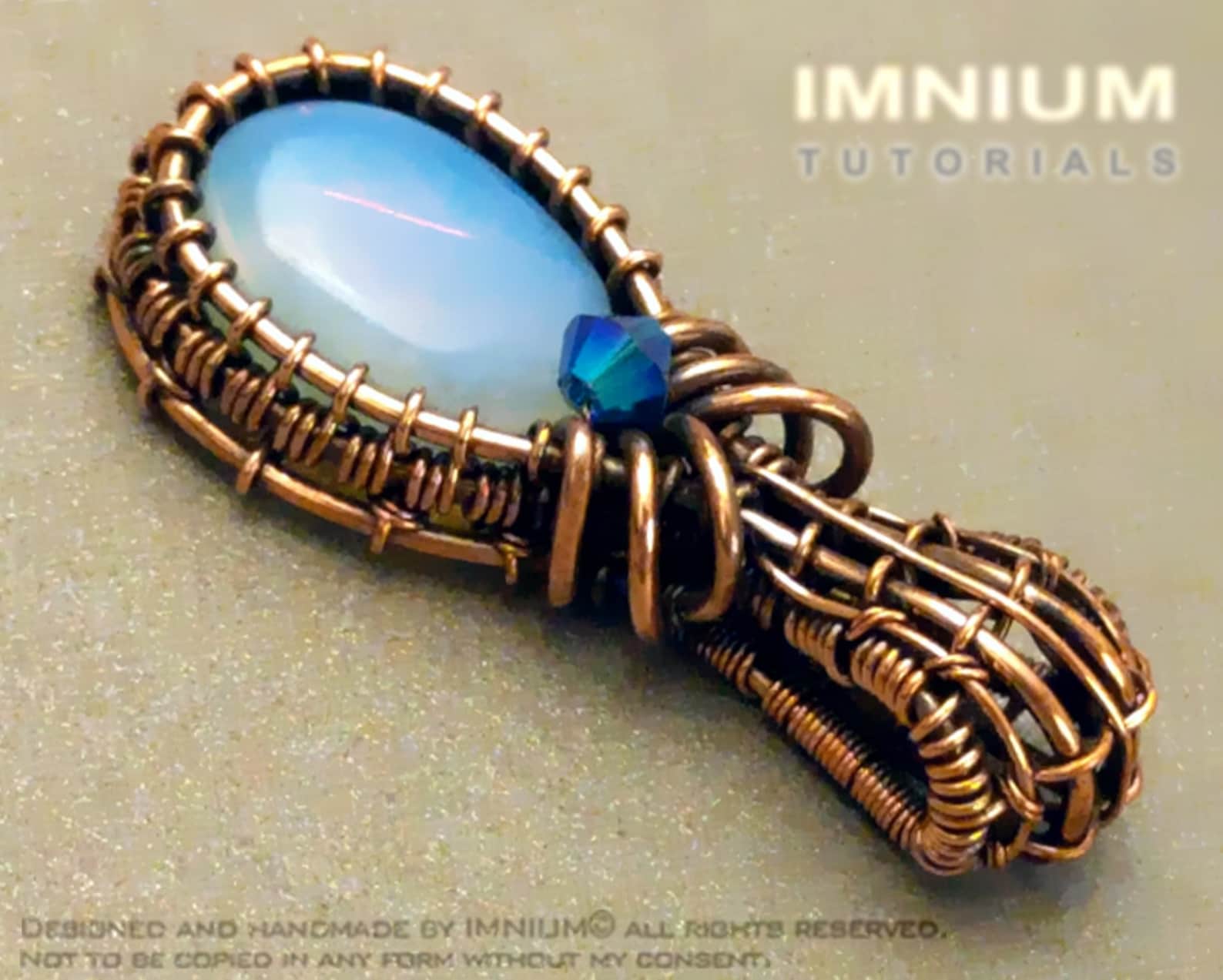 Wire Wrapped Bezel Setting Pendant BEGINNER Tutorial Very - Etsy