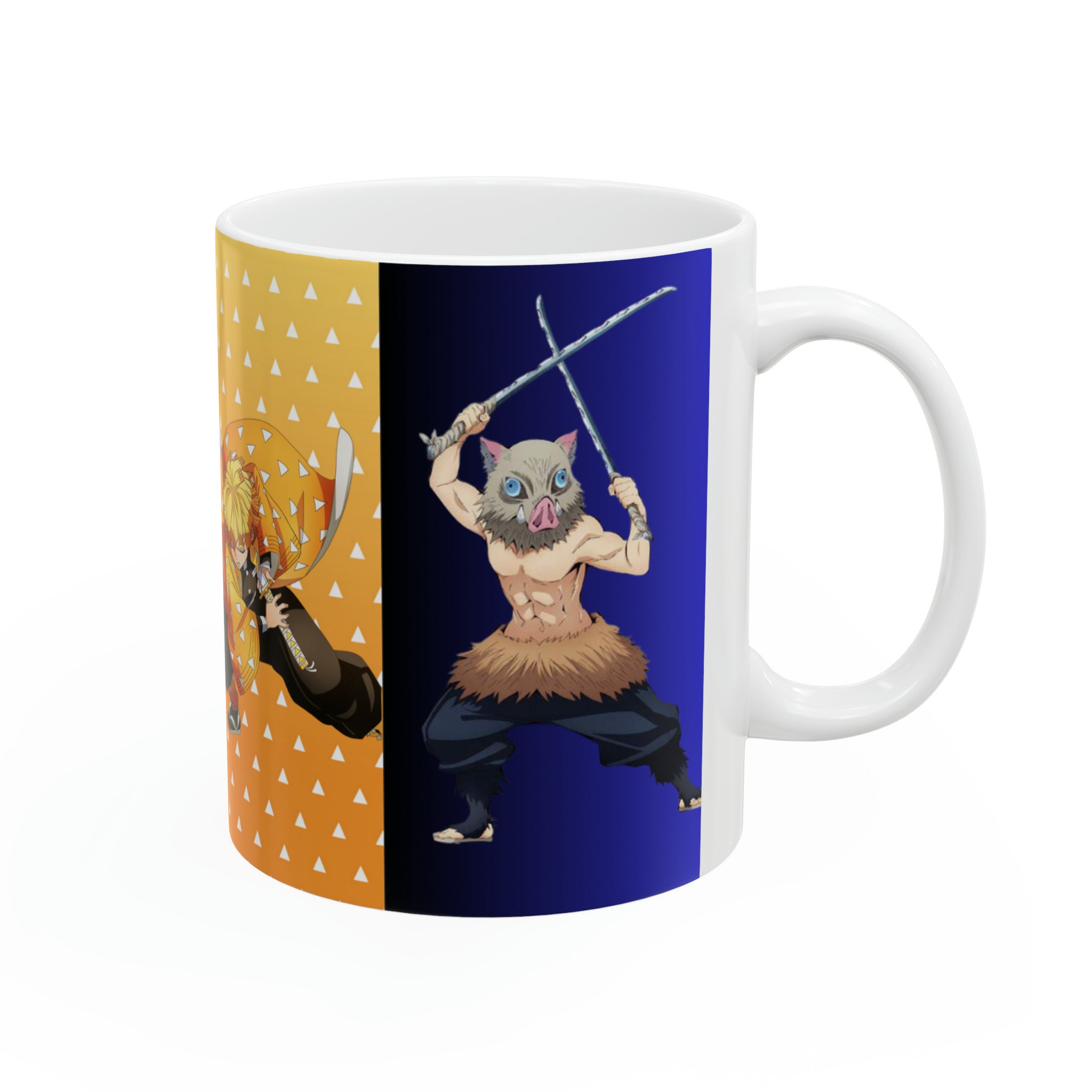 Demon Slayer, Nezuko, Tanjiro, Zenitsu, Inosuke, Ceramic, 11 Oz, Mug ...
