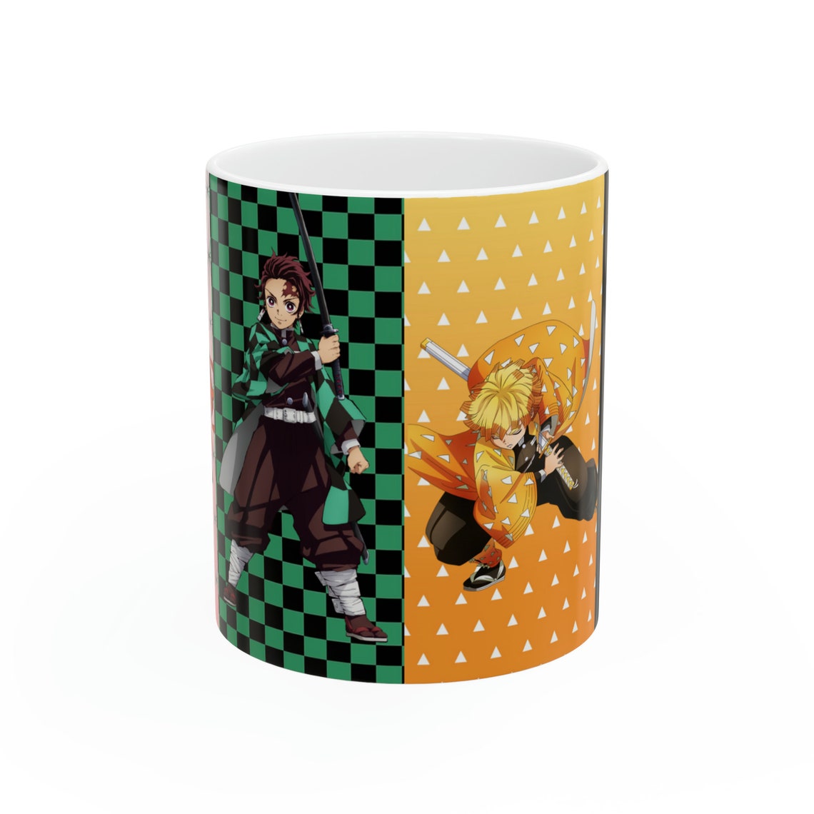 Demon Slayer, Nezuko, Tanjiro, Zenitsu, Inosuke, Ceramic, 11 Oz, Mug ...