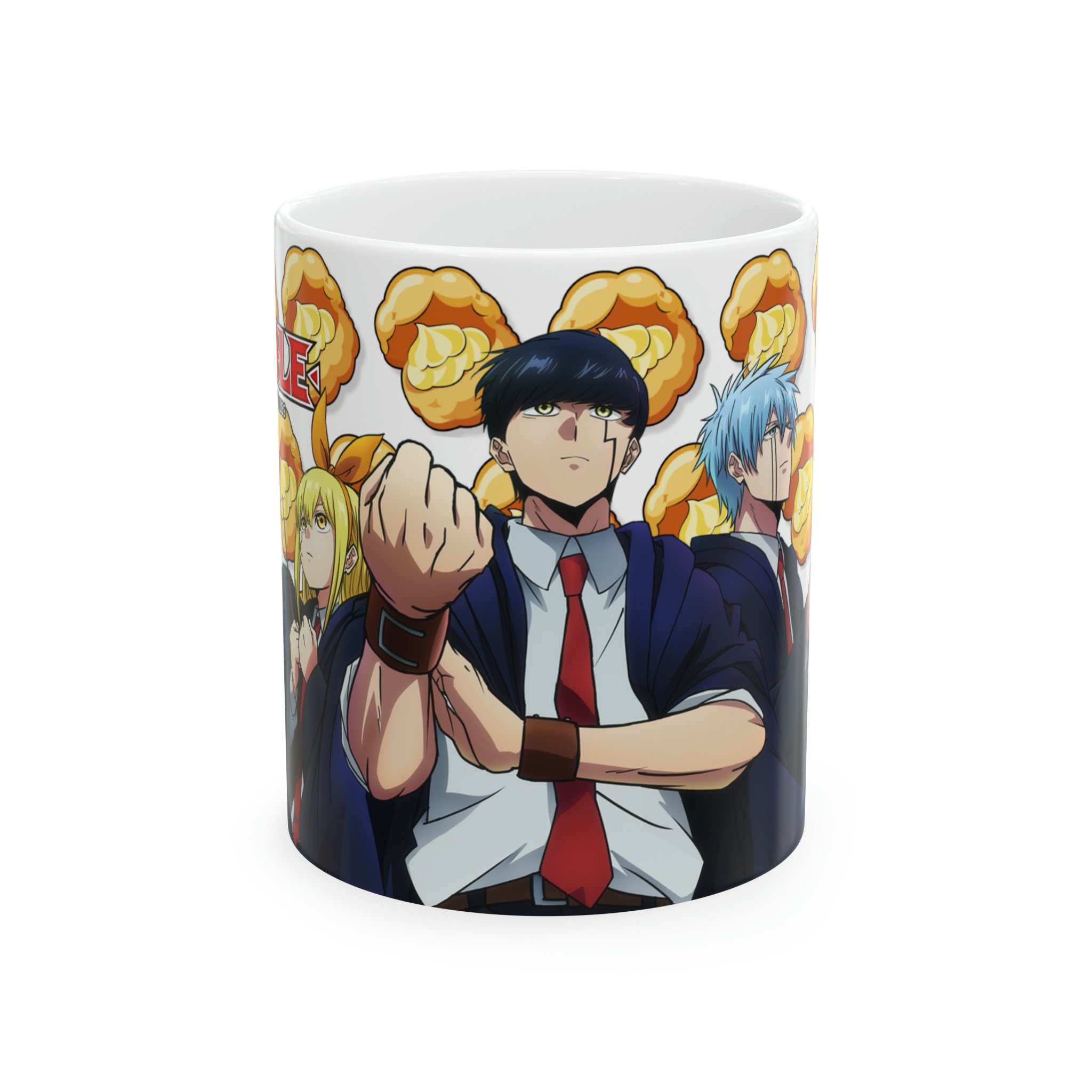 Mashle, Magic and Muscle, Mash, Lemon, Lance, Dot, Fin, Ceramic Mug ...