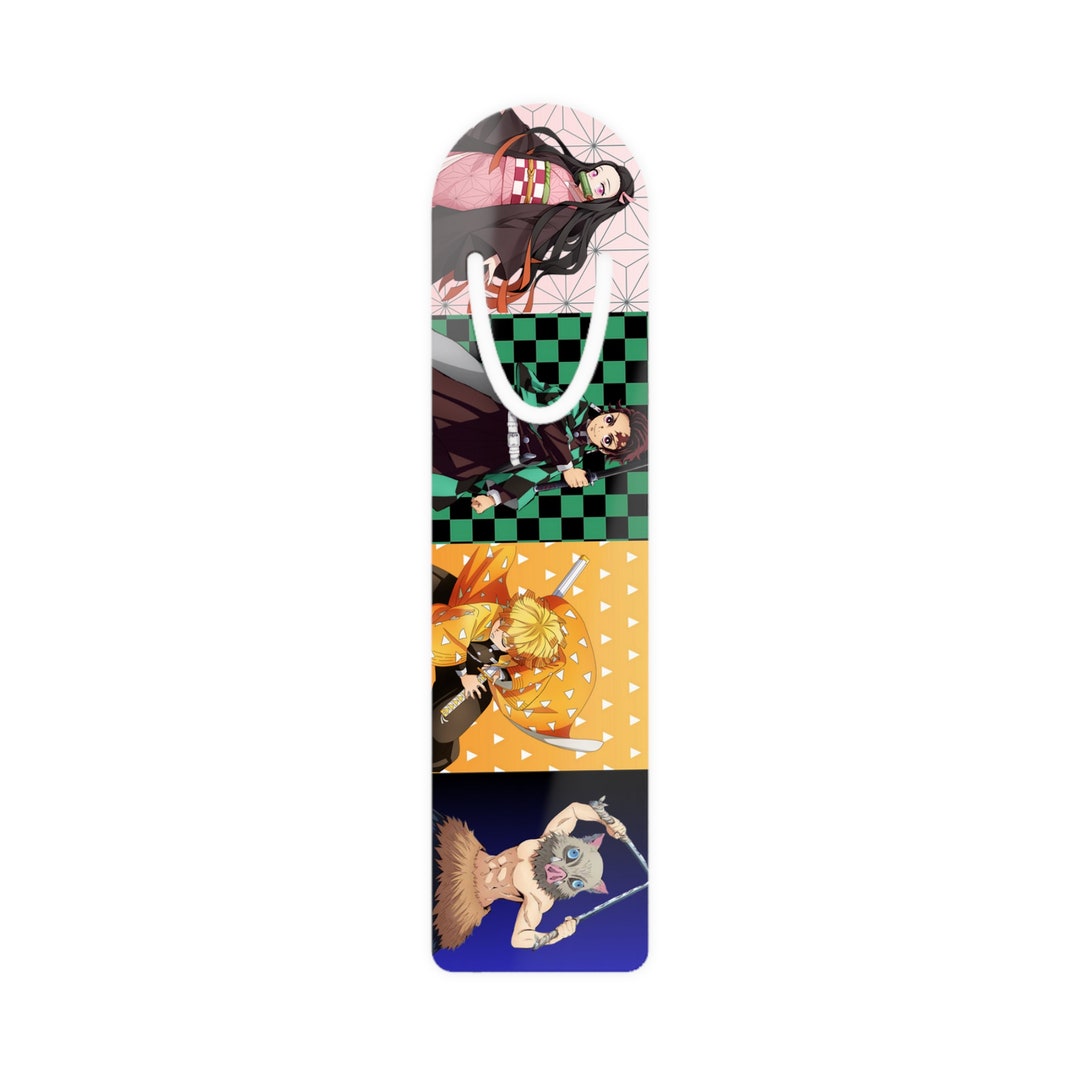 Demon Slayer, Tanjiro, Nezuko, Zenitsu, Inosuke, Aluminum, Bookmark ...
