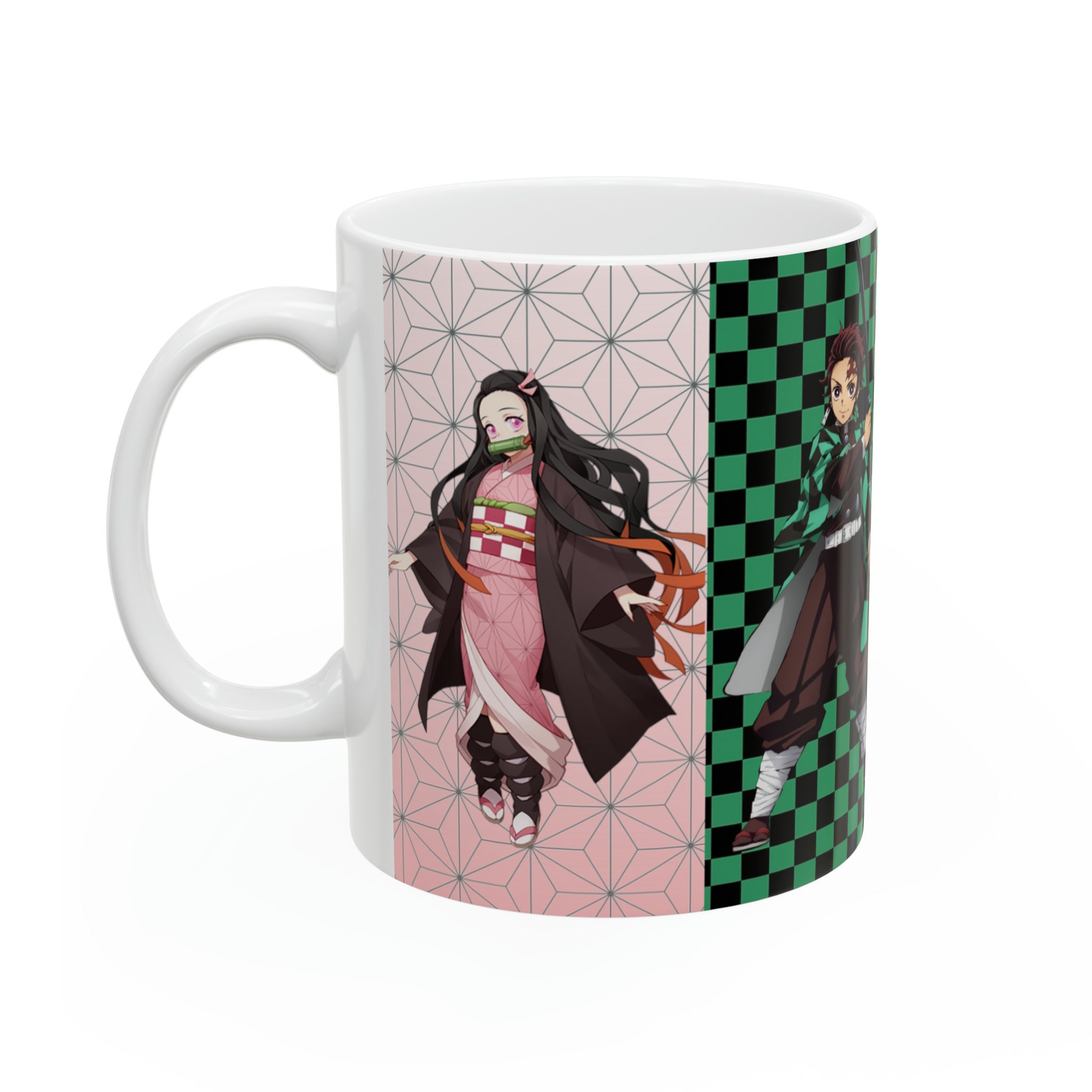 Demon Slayer, Nezuko, Tanjiro, Zenitsu, Inosuke, Ceramic, 11 Oz, Mug ...