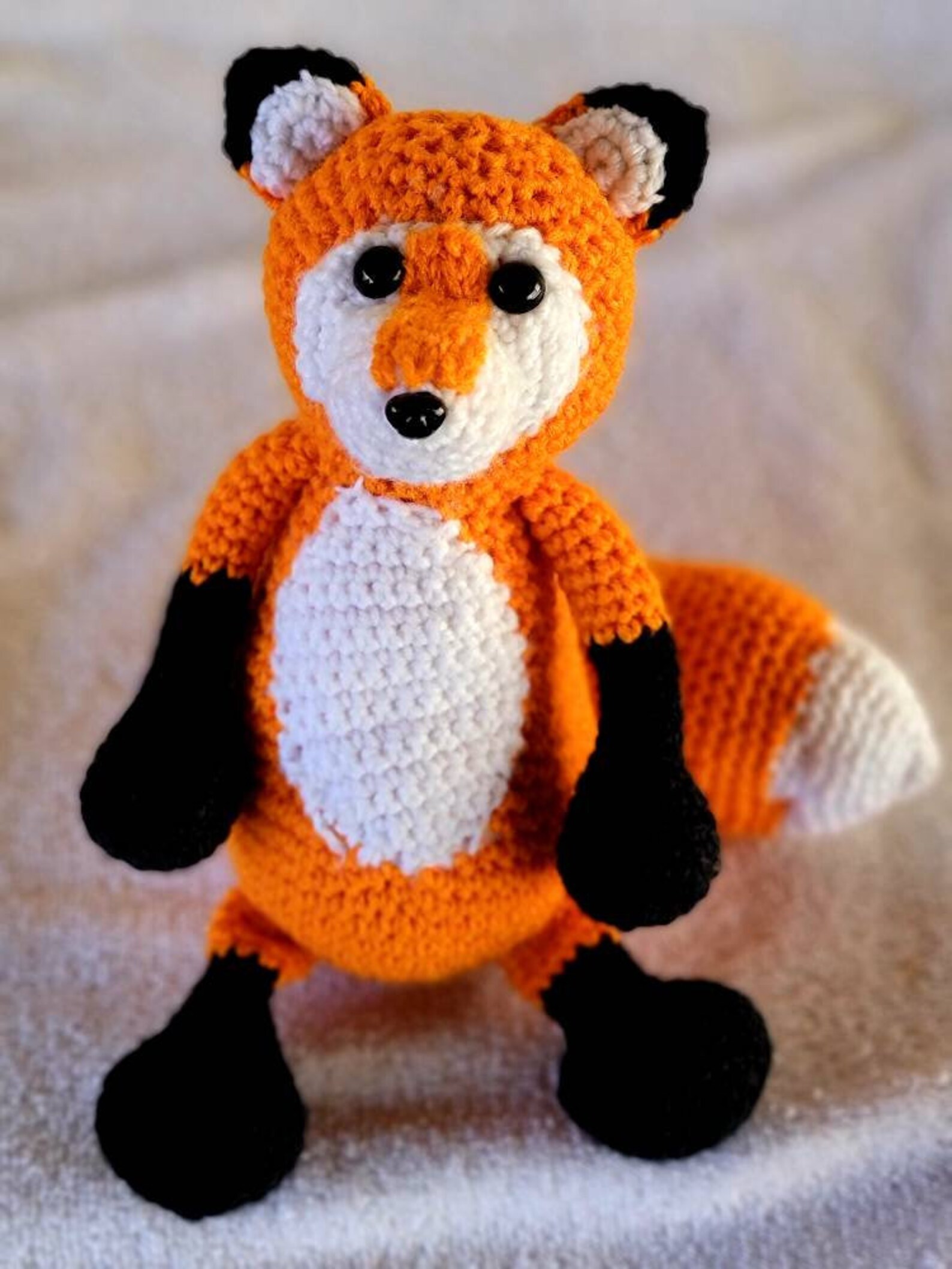 Friendly Fox Amigurumi Pattern Easy Fox Crochet Pattern - Etsy