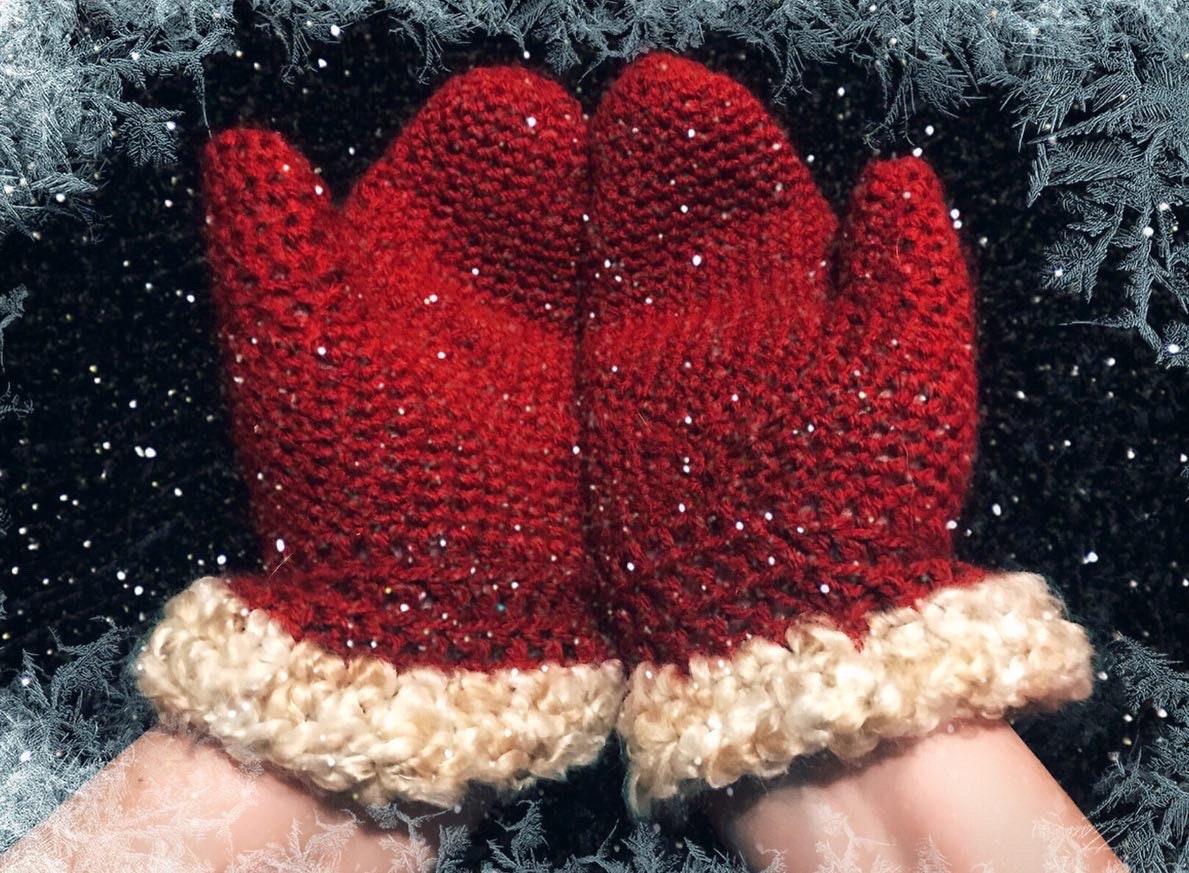 Easy January Mittens Printable PDF Crochet Pattern Instant - Etsy