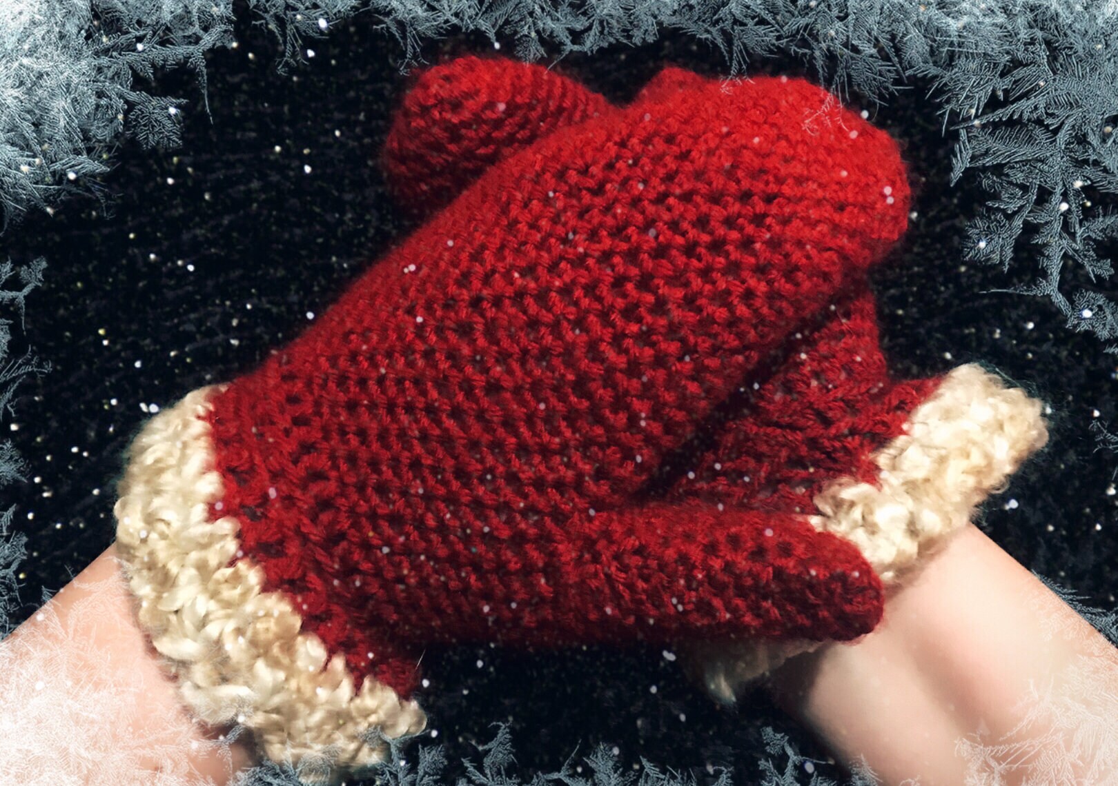 Easy January Mittens Printable PDF Crochet Pattern Instant Fast ...