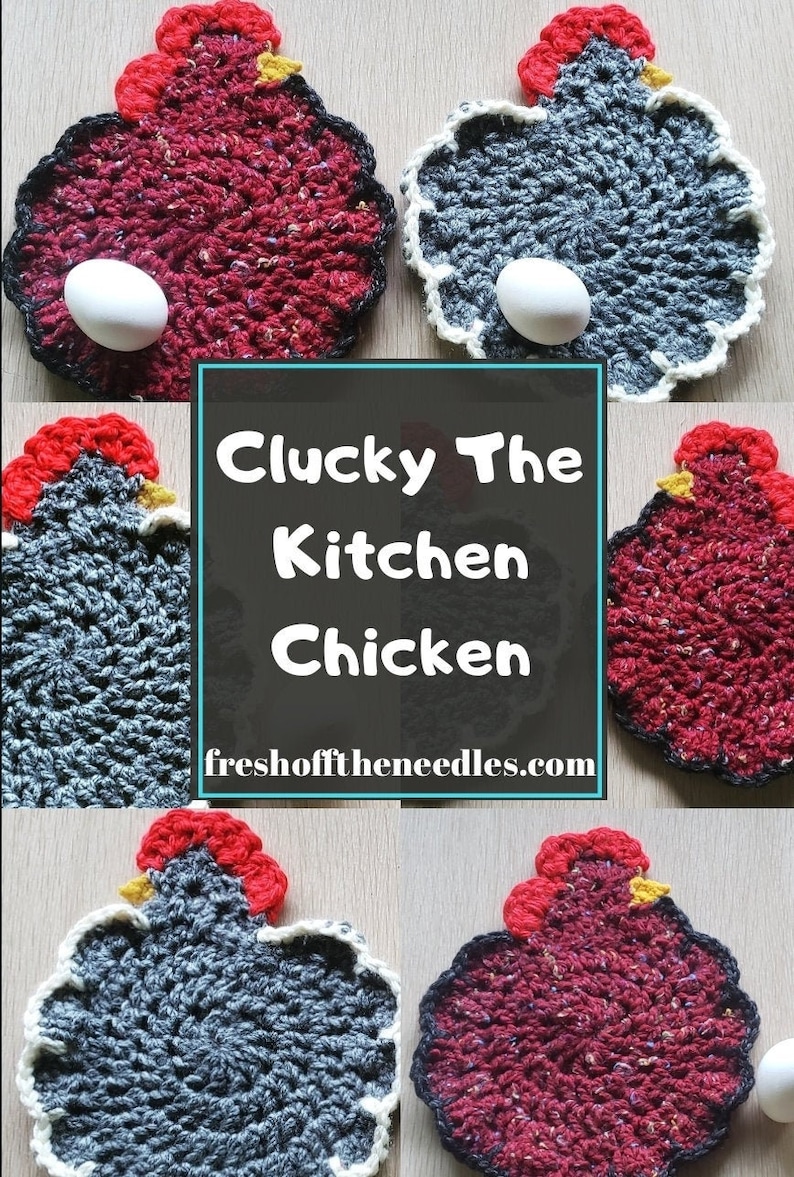 Clucky the Kitchen Chicken Digital Instant PDF Crochet Pattern | Etsy