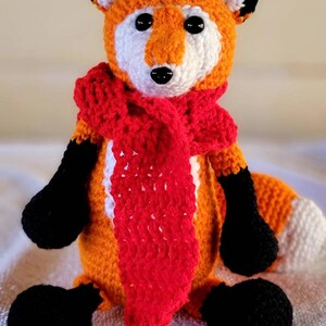Friendly Fox Amigurumi Pattern | Easy Fox Crochet Pattern | Stuffed Fox ...