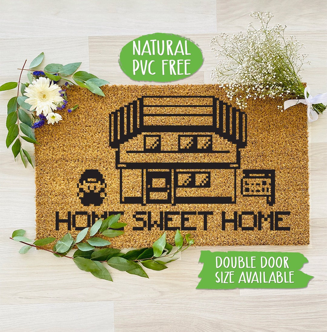 Home Sweet Home Doormat Welcome Mat Funny Door Mat Funny Farmhouse ...