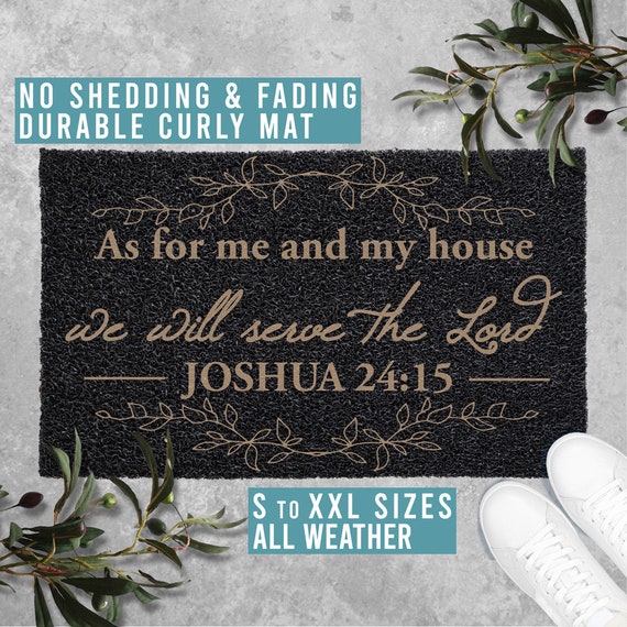 As for Me and My House We Will Serve the Lord Joshua 24:15 - Etsy