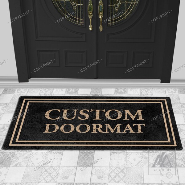 Double Door Doormat - Etsy