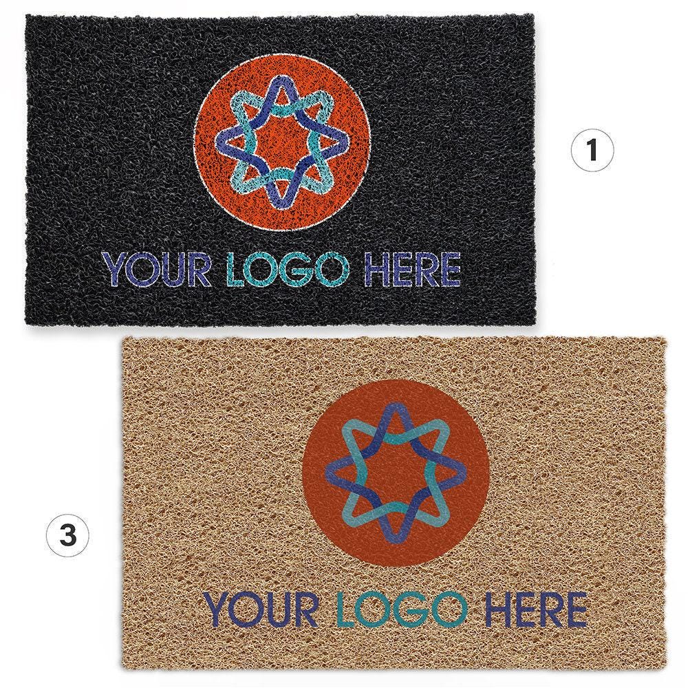 Your Logo Company Name Custom Doormat Business Welcome Mat Personalized ...