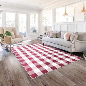Buffalo Plaid Check Entryway Rugs Runner Rugs Area Rugs Kitchen Rugs ...