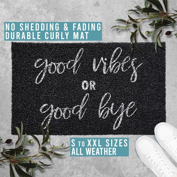 Welcome Goodbye Welcome Mat - Etsy