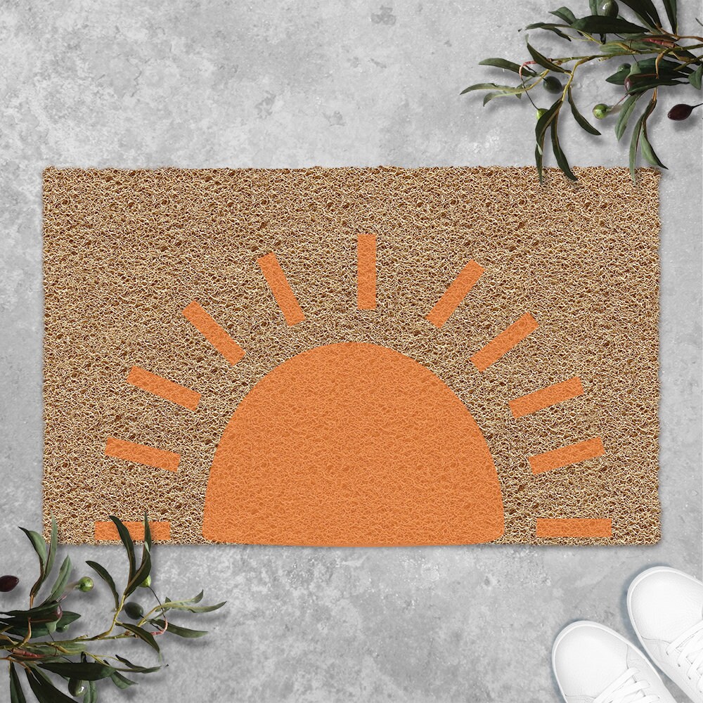Boho Sun Doormat Spring Summer Welcome Mat Funny Door Mat - Etsy