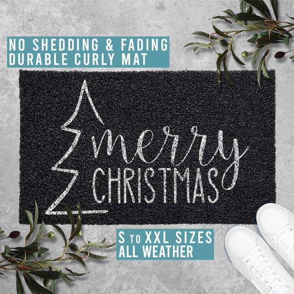 Christmas Door Mat - Etsy