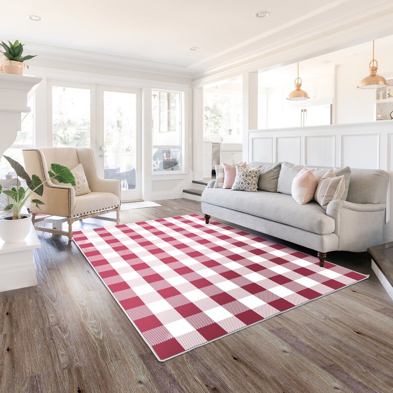 Buffalo Plaid Check Entryway Rugs Runner Rugs Area Rugs - Etsy