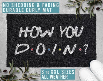 Friends Welcome Mat - Etsy