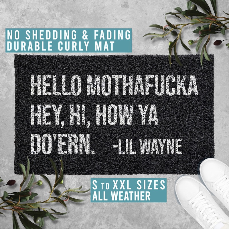 Hello Doormat - Etsy