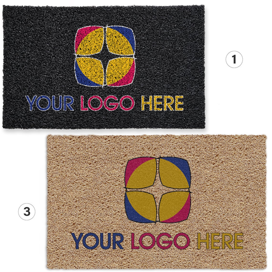 Your Logo Company Name Custom Doormat Business Welcome Mat Personalized ...