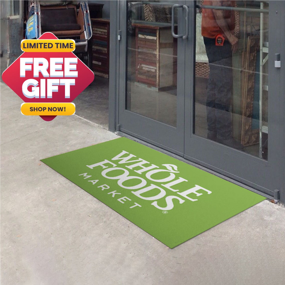 Your Logo Company Name Custom Doormat Personalized Doormat - Etsy