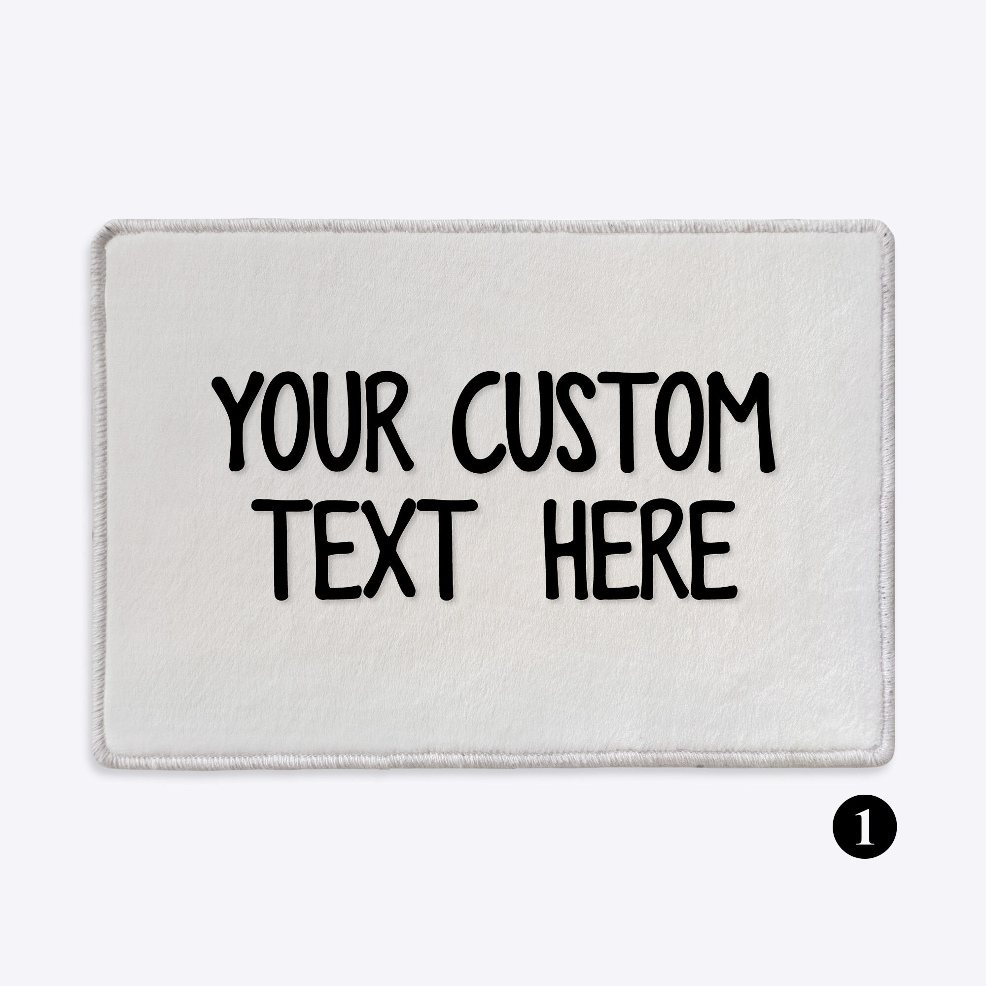 Your Custom Text Funny Bath Mat Bathroom Rug Bathroom Decor - Etsy
