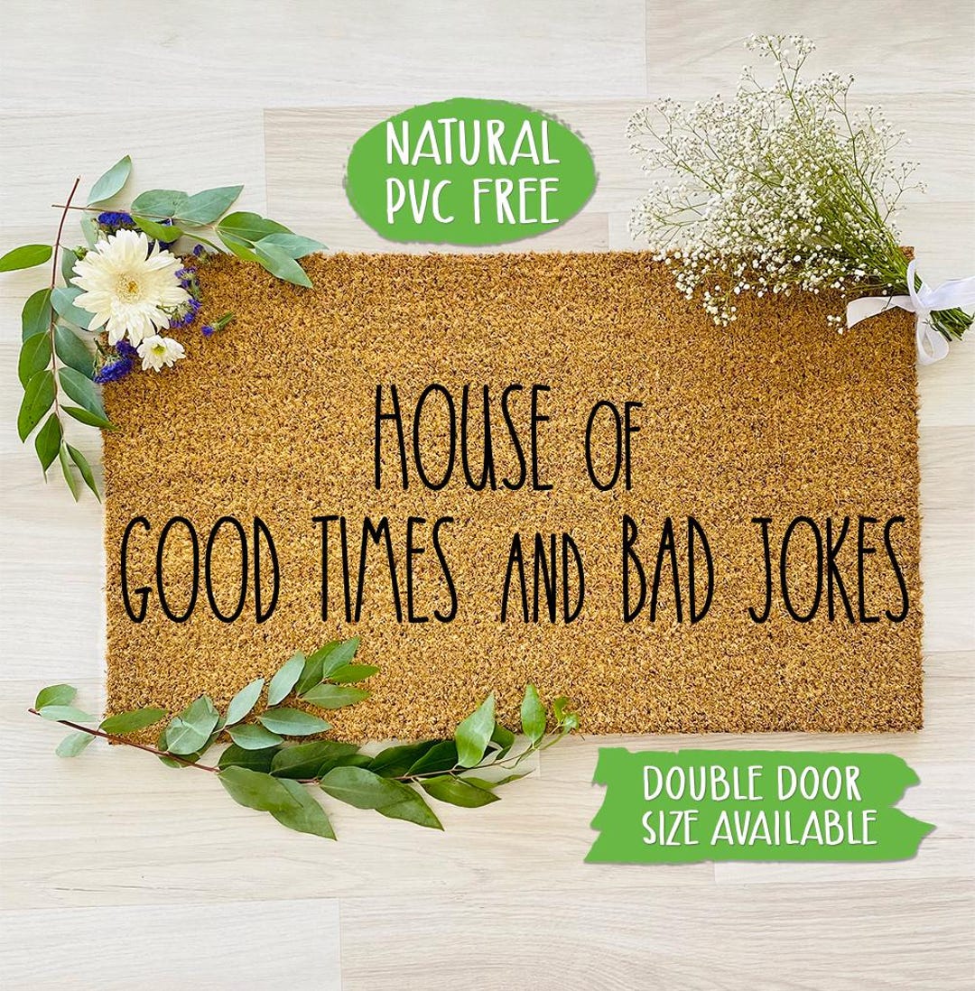 House of Good Games and Bad Jokes Doormat Funny Doormat Welcome Mat ...