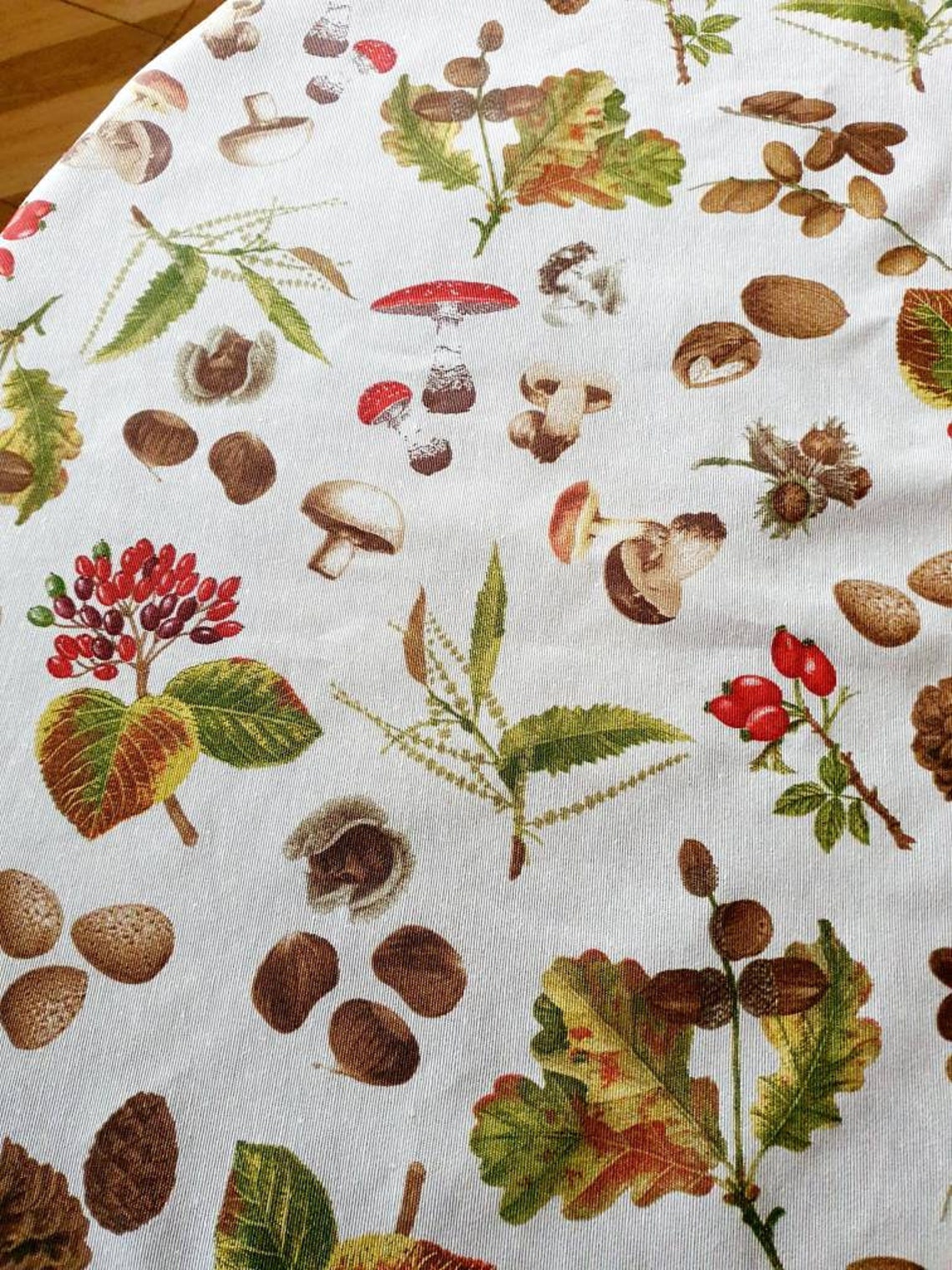 Cottagecore Tablecloth Mushrooms Tablecloth Cotton Tablecloth - Etsy